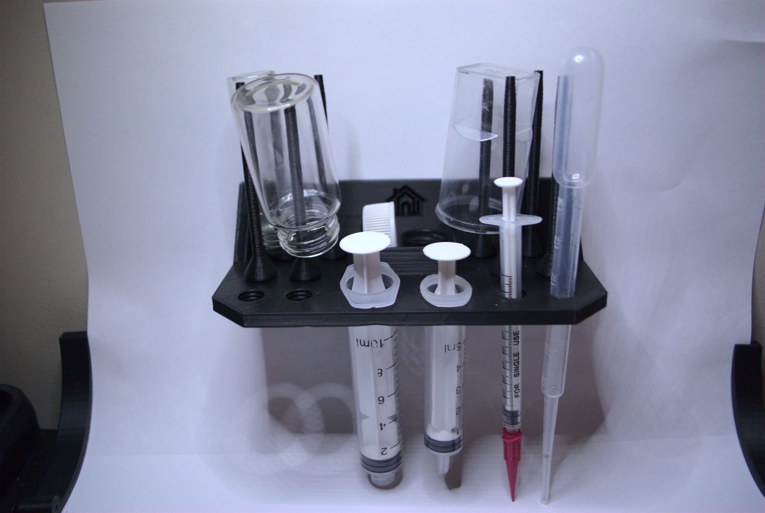 Aquarium Test Kit Syringe Cuvette Tube Wall Mount Modular Design ...